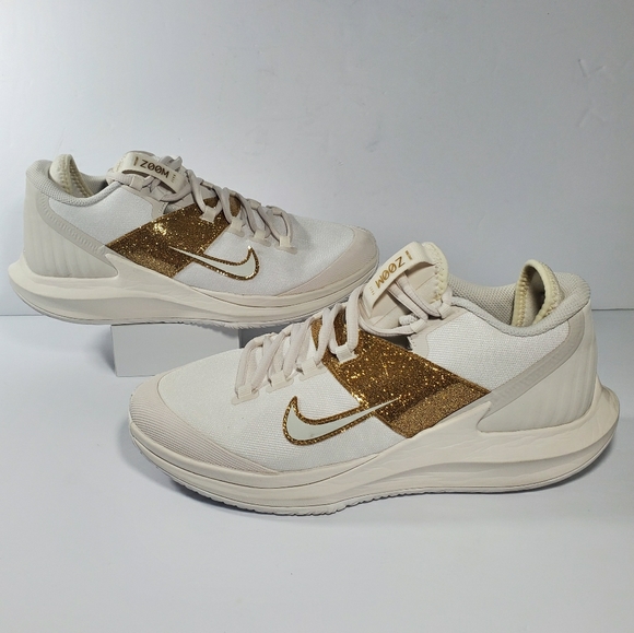 Nike | Shoes | Nike Court Air Zoom Hc Phantom Metallic Gold 685 | Poshmark